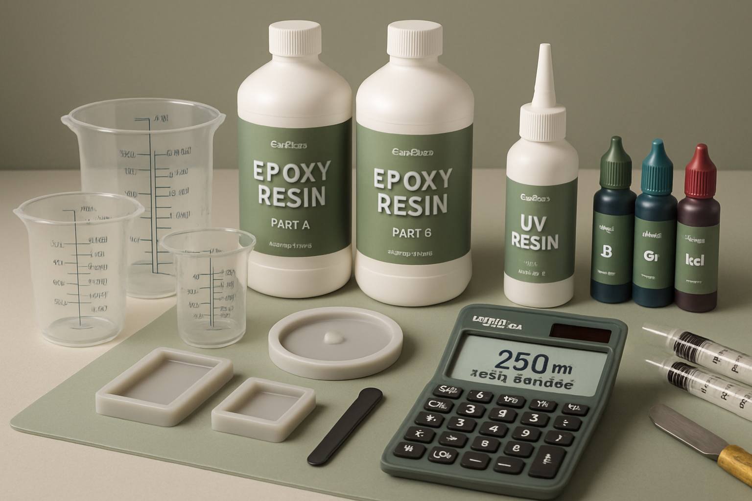 Free Resin Cost Calculator 2025 – Instant Epoxy Cost Estimator | CraftCalc